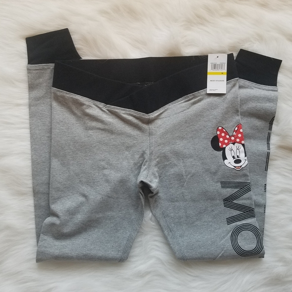 Disney | Pants & Jumpsuits | Minnie Mouse Athleisure Pants M Nwt | Poshmark
